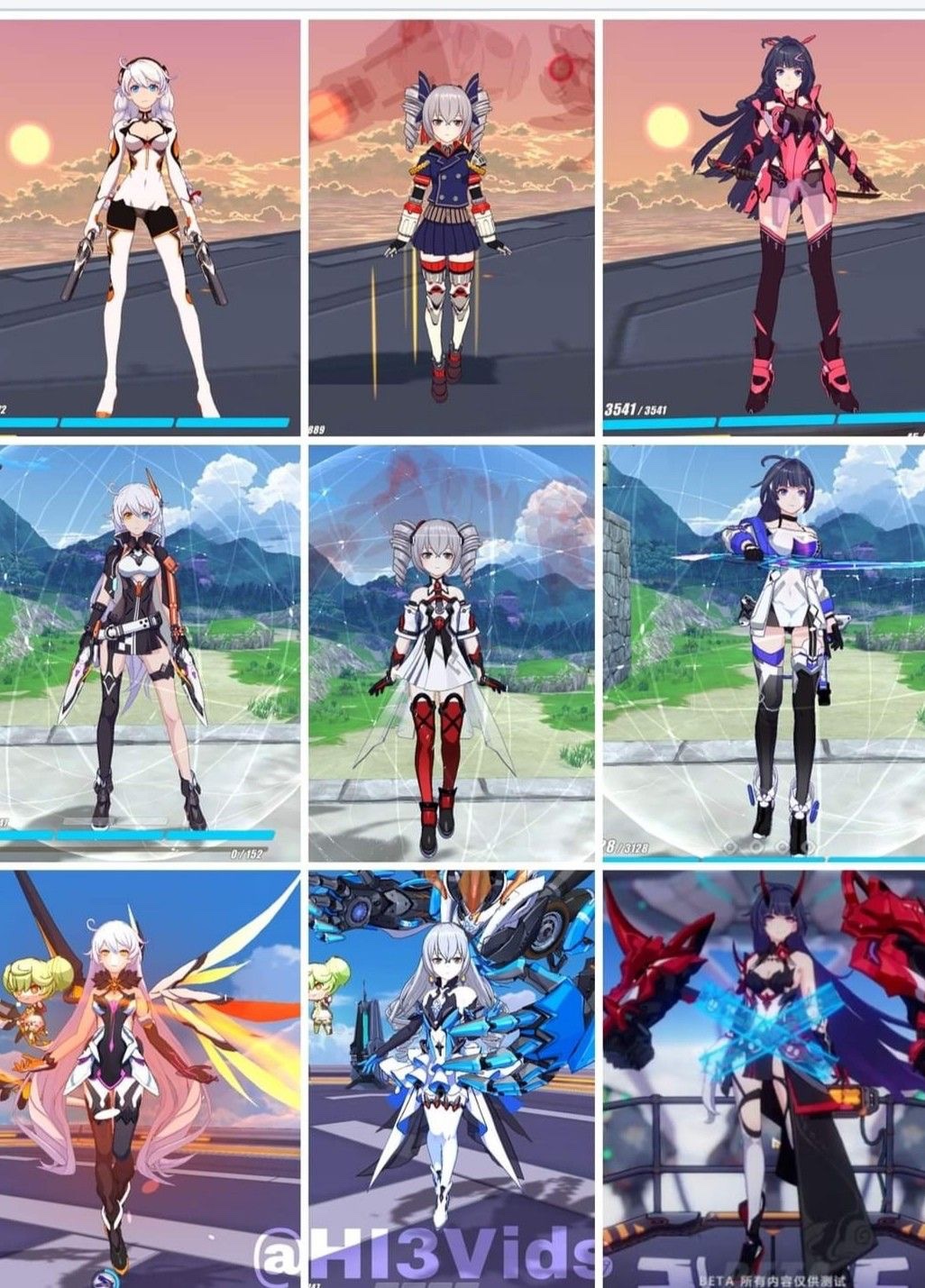 The trio’s progress🥺😫 Honkai Impact 3rd | HoYoLAB