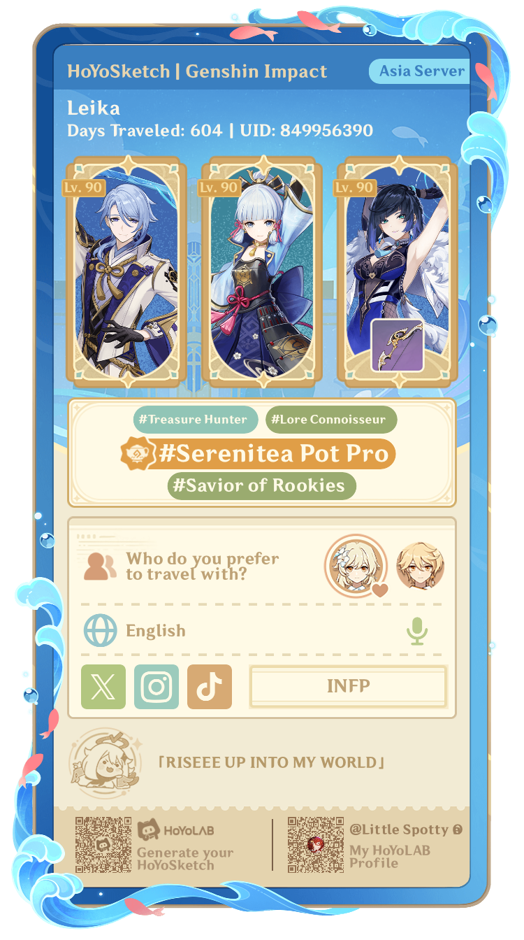 Hello world Genshin Impact | HoYoLAB