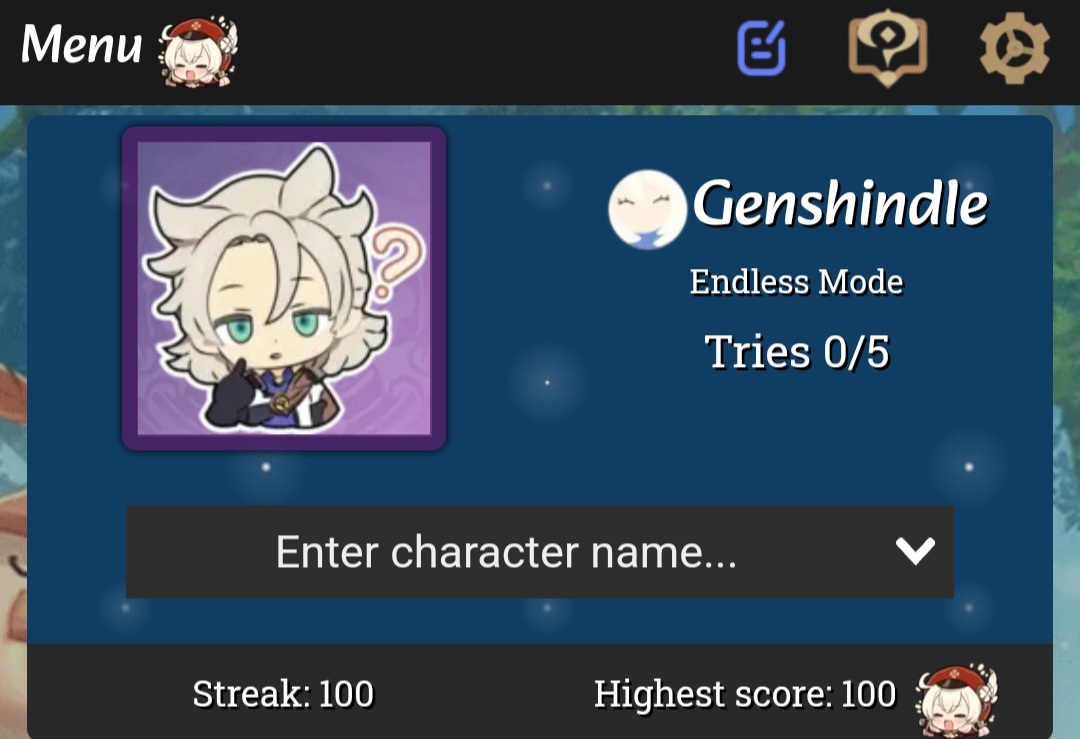What's your highest Genshindle streak? (endless mode) Genshin Impact ...