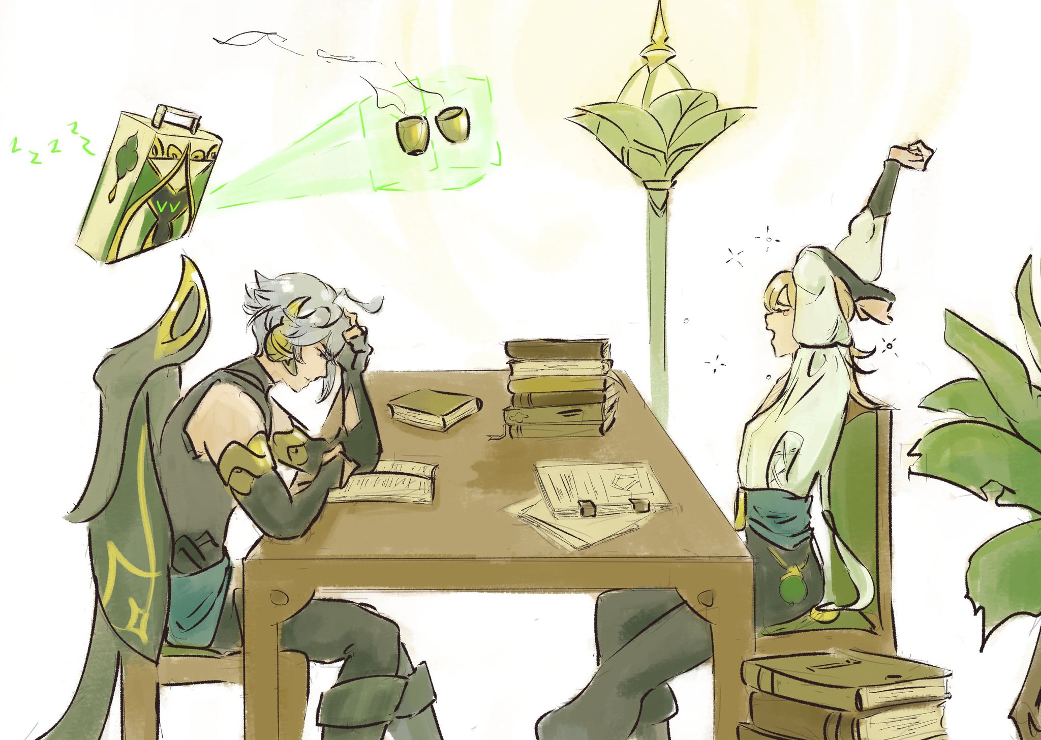 Late night at House of Daena Genshin Impact | HoYoLAB