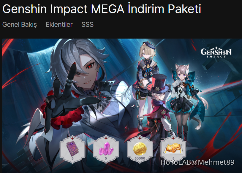 Epic Games Genshin Impact Ücretsiz Paket Genshin Impact | HoYoLAB