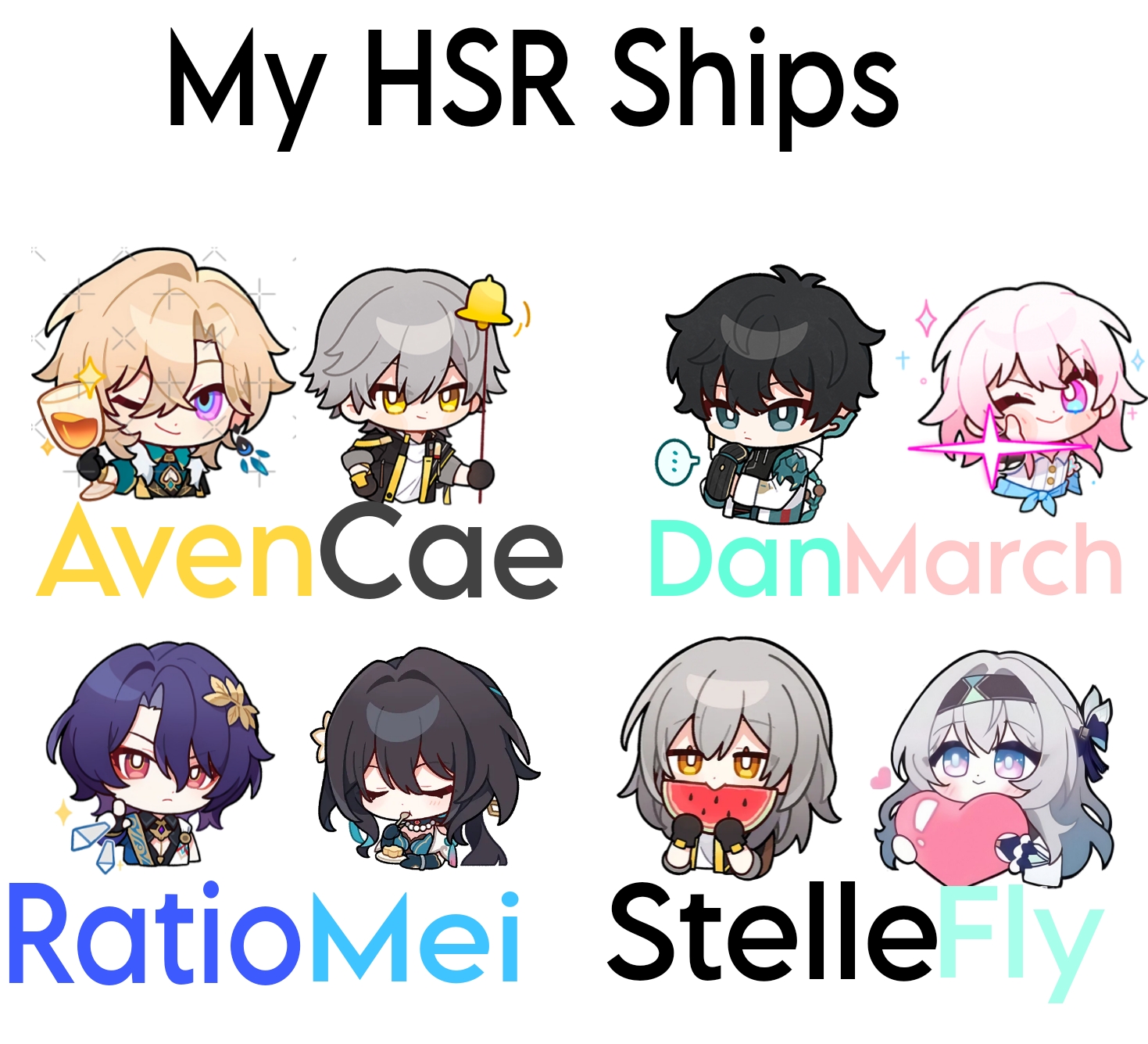 My HSR Ships (Part 1) Honkai: Star Rail | HoYoLAB
