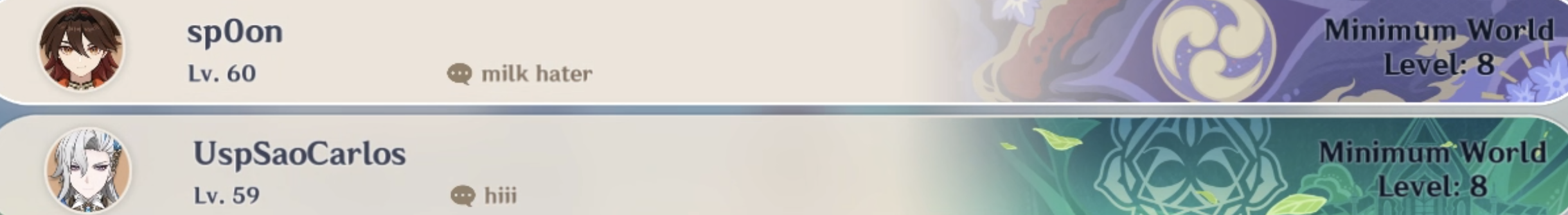 The signatures match so well lol Genshin Impact | HoYoLAB