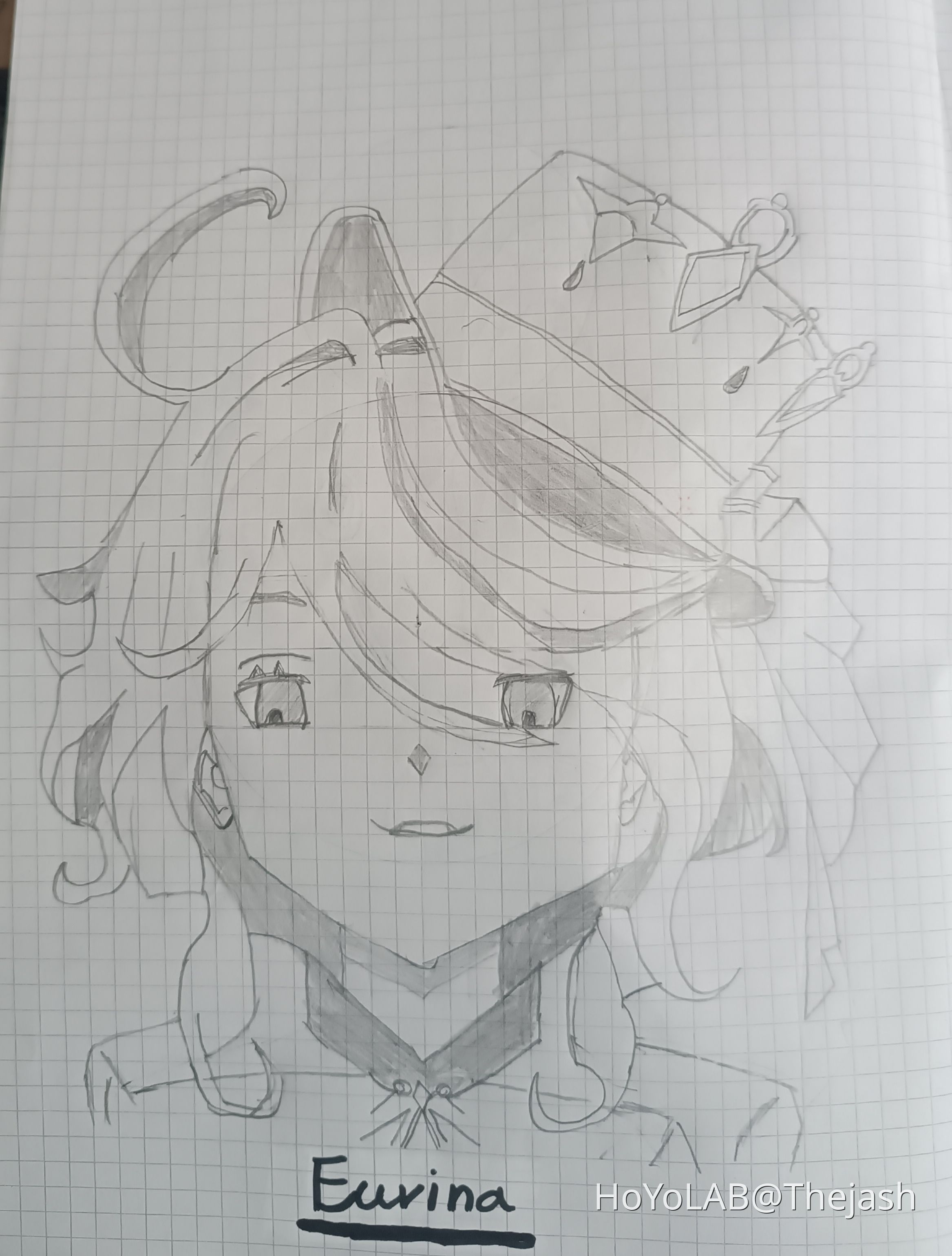I tried my best to draw Furina. Genshin Impact | HoYoLAB