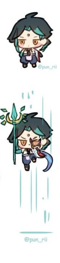 Baby Xiao looks menacing Genshin Impact | HoYoLAB