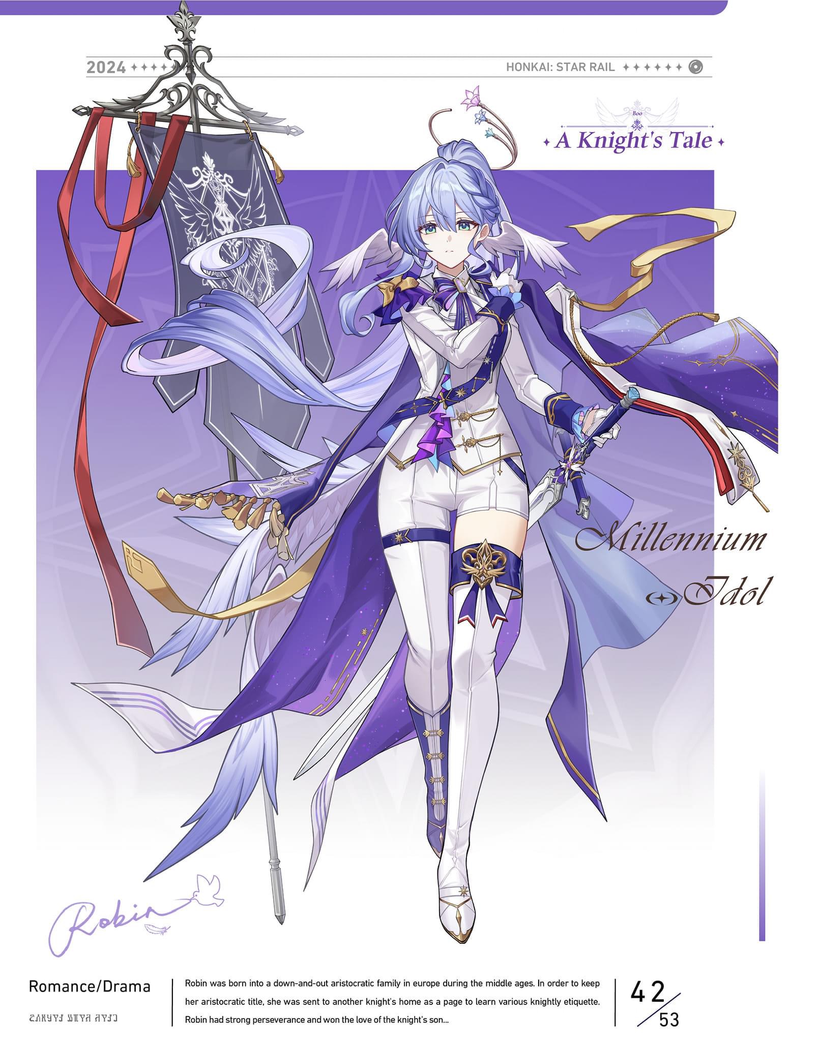 Robin nhưng trong bộ đồ kỵ sĩ😭 Honkai: Star Rail | HoYoLAB