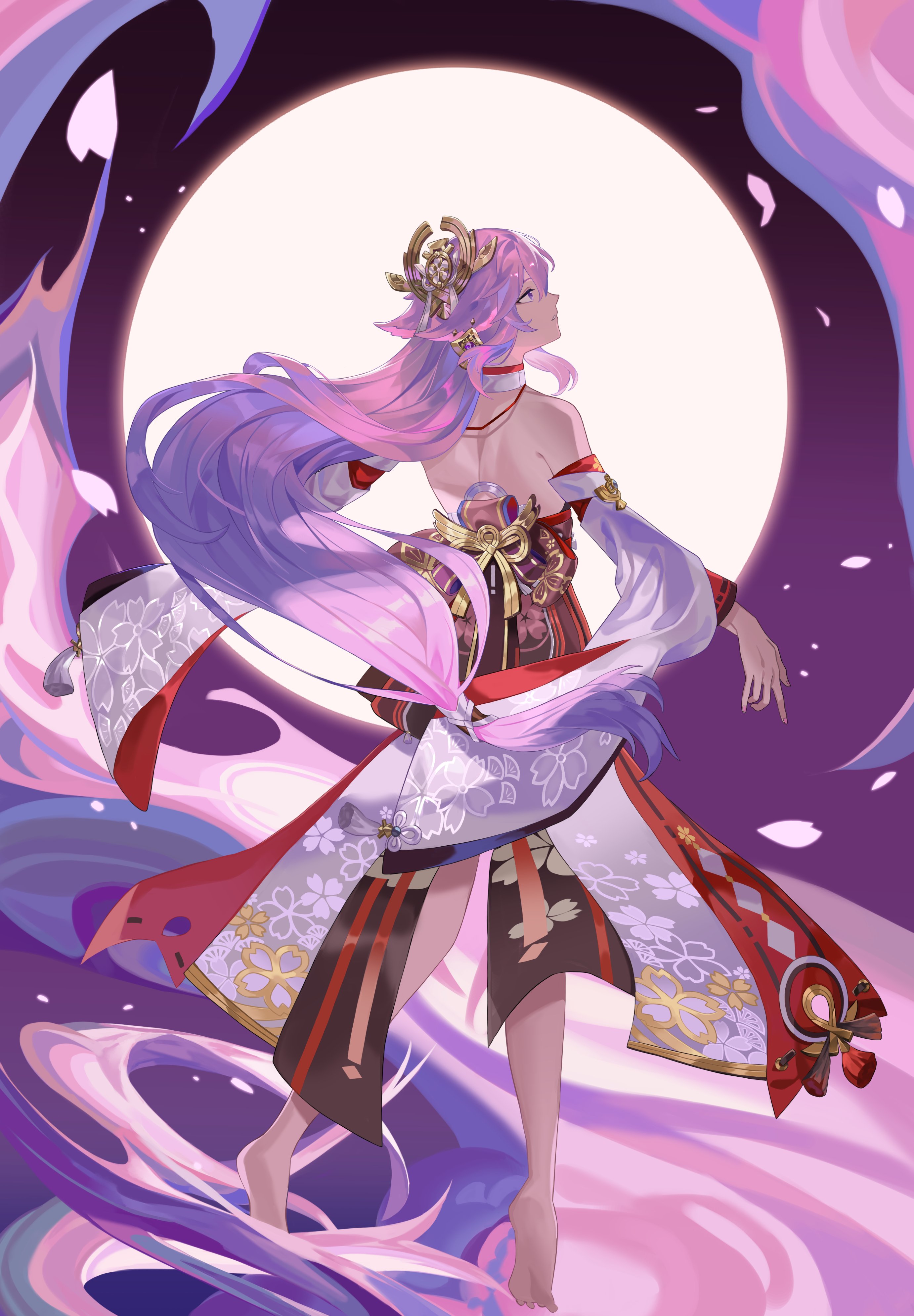 Yae Miko Art 🦊💖 Fan badge Genshin Impact | HoYoLAB