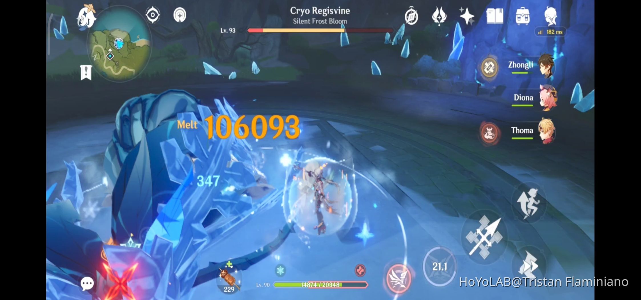 Omg 100k with c6 diona. Lvl 1 normal atk talent. What if I crowned this ...