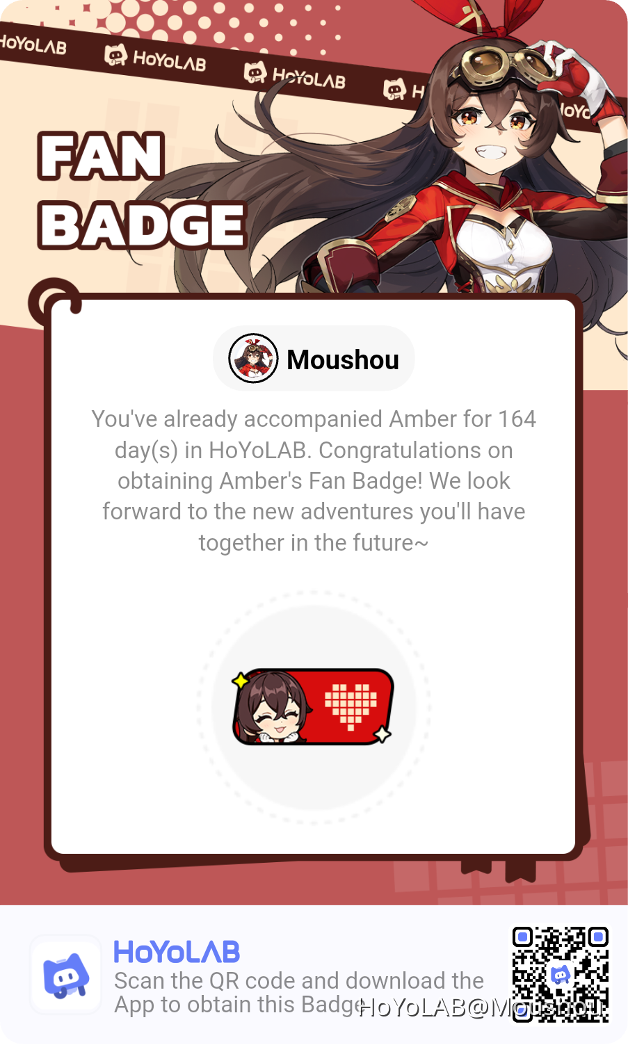 Fan badge ♥️ Genshin Impact | HoYoLAB