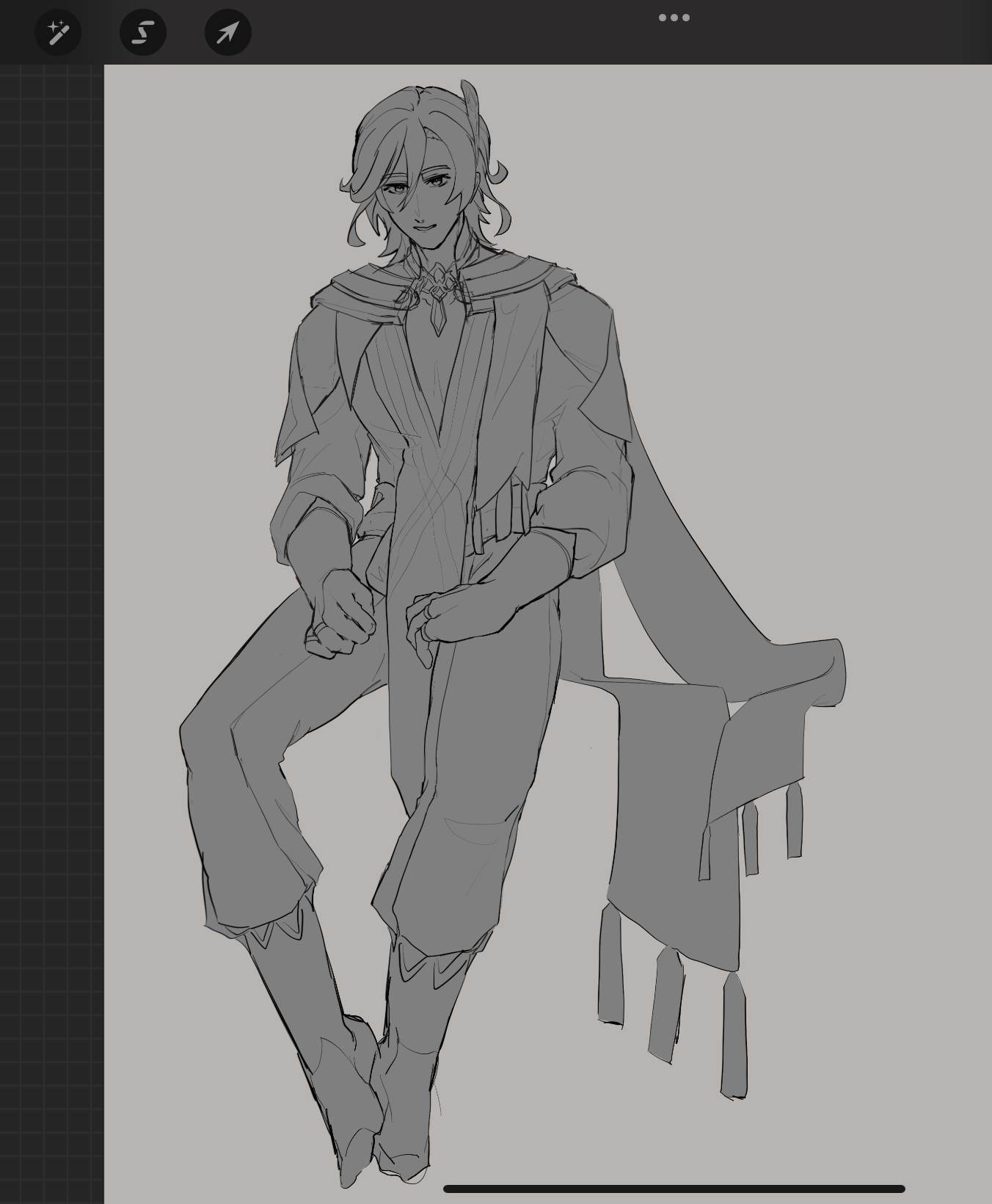 Kaveh wip and some silly sketches Genshin Impact | HoYoLAB