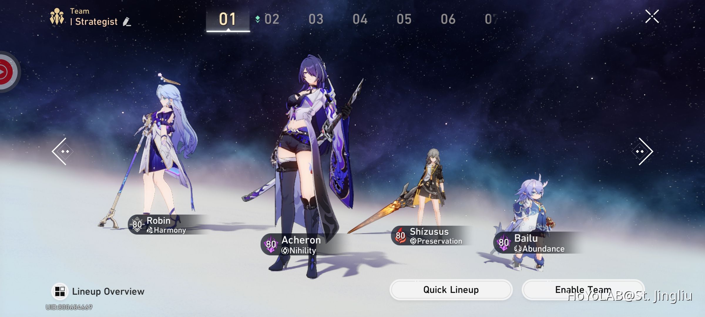 Robin's team Honkai: Star Rail | HoYoLAB