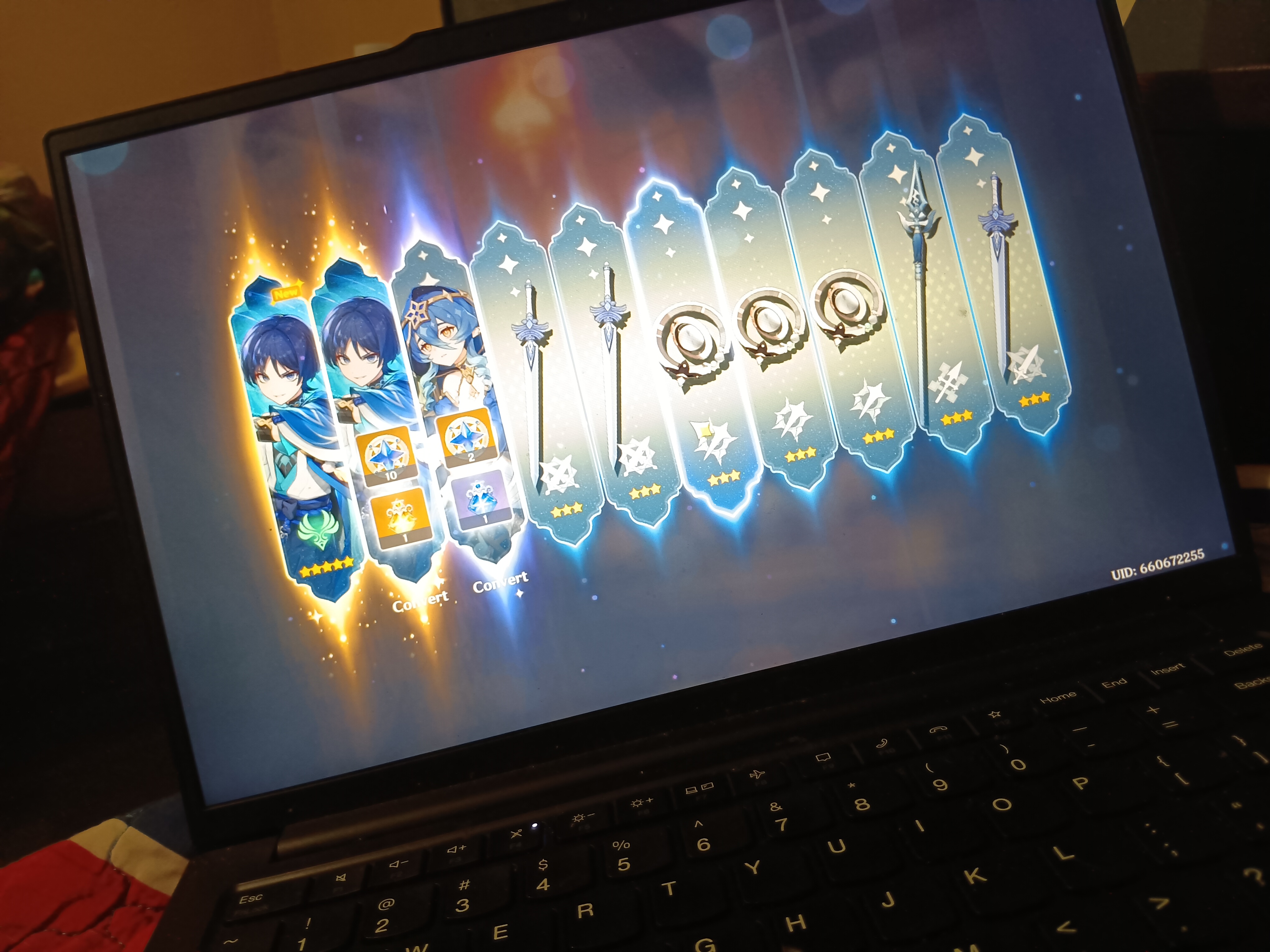 double five star pull and a four star pull Genshin Impact | HoYoLAB