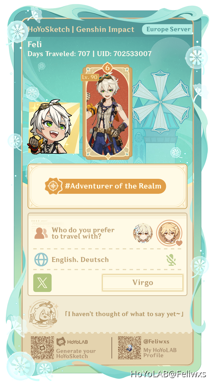 Bennet Name Card Genshin Impact | HoYoLAB