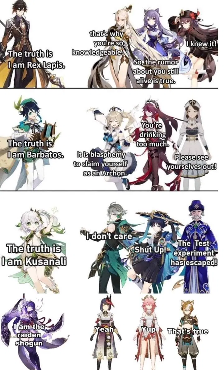 Random genshin meme I found Genshin Impact | HoYoLAB