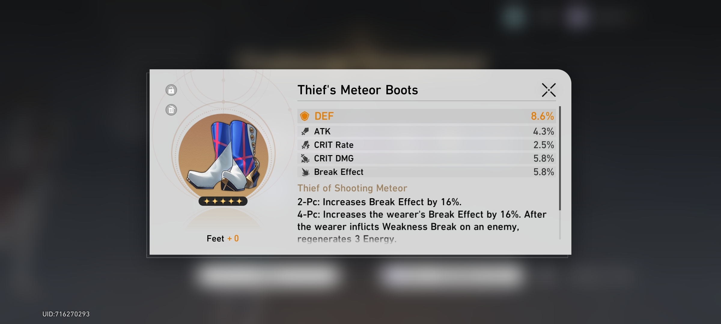 Oh my god this is a perfect relic for Boothill- Honkai: Star Rail | HoYoLAB