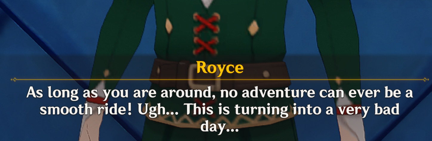 Literally the whole community after Royce said that 😭 Genshin Impact ...