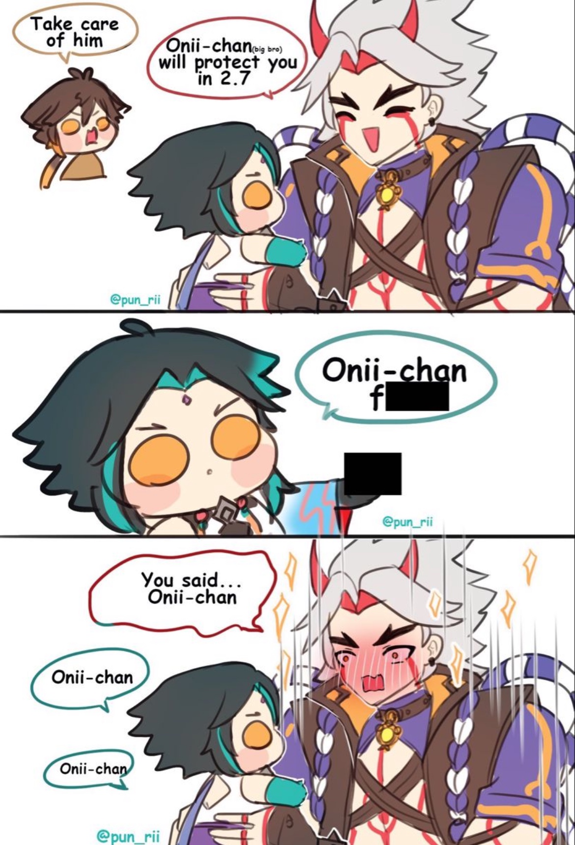 Xiao calls Itto Onii-chan Genshin Impact | HoYoLAB