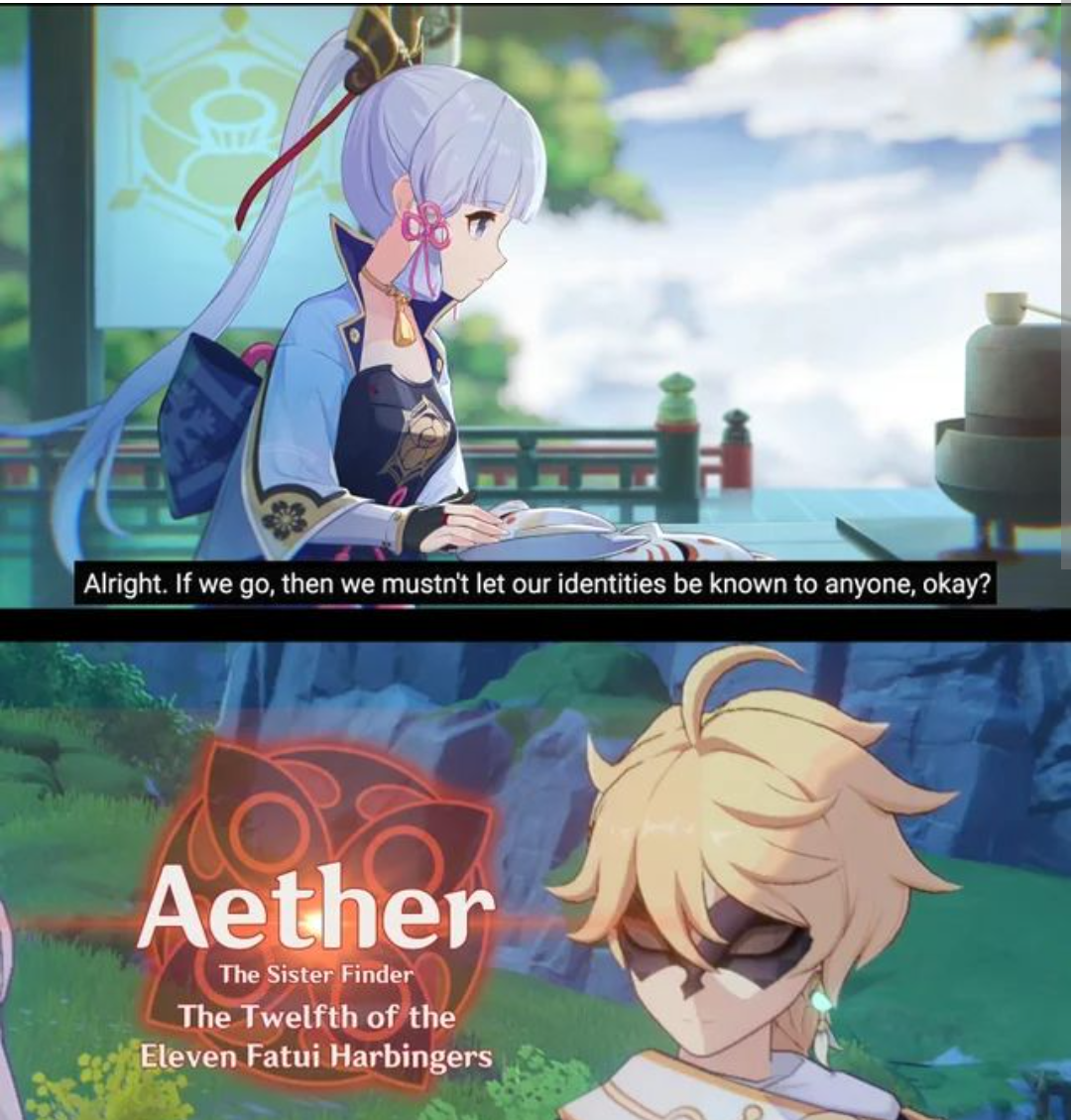 aether the 12 out of 11 harbinger Genshin Impact | HoYoLAB