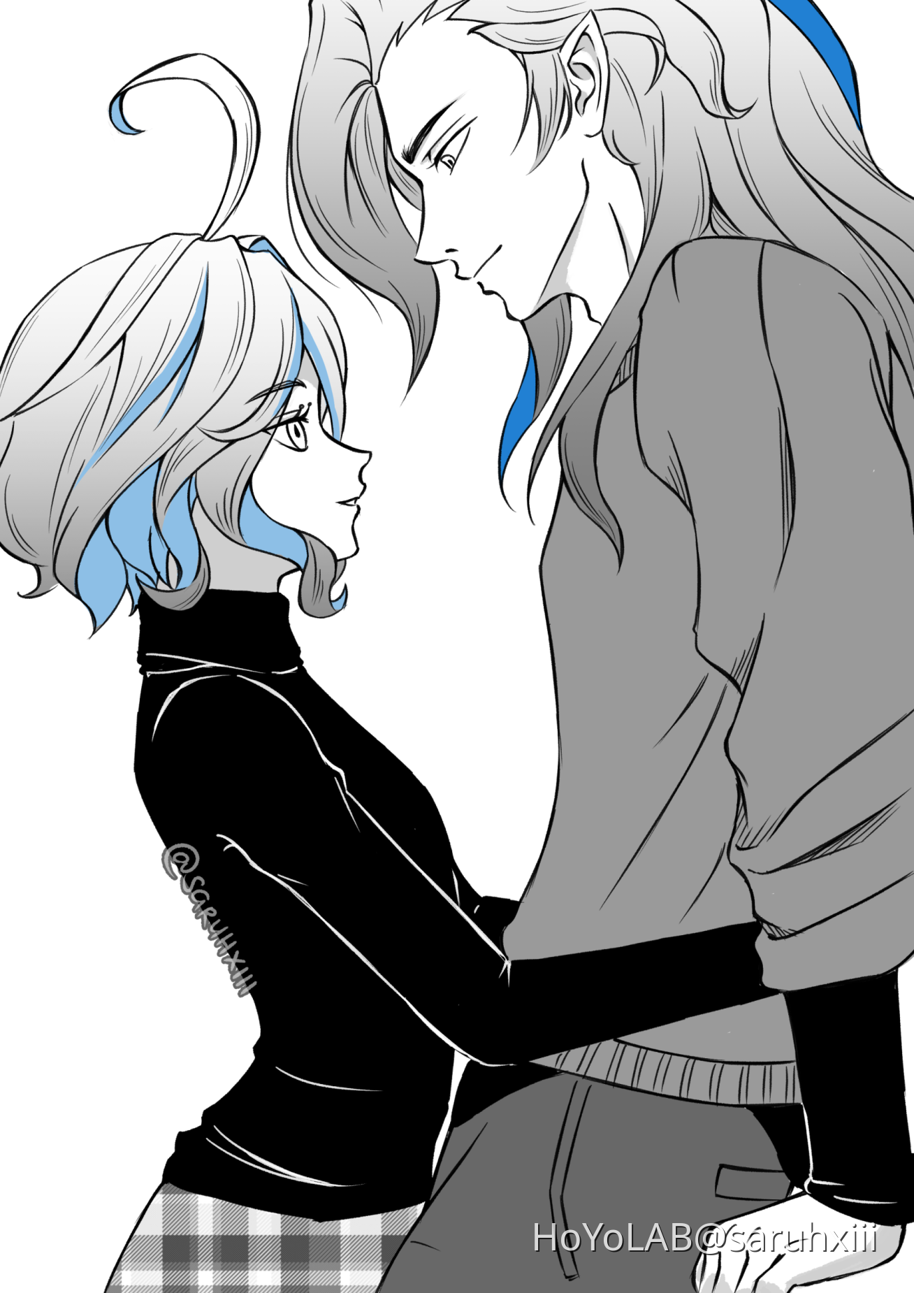 College Sweethearts AU NeuviFuri Genshin Impact | HoYoLAB