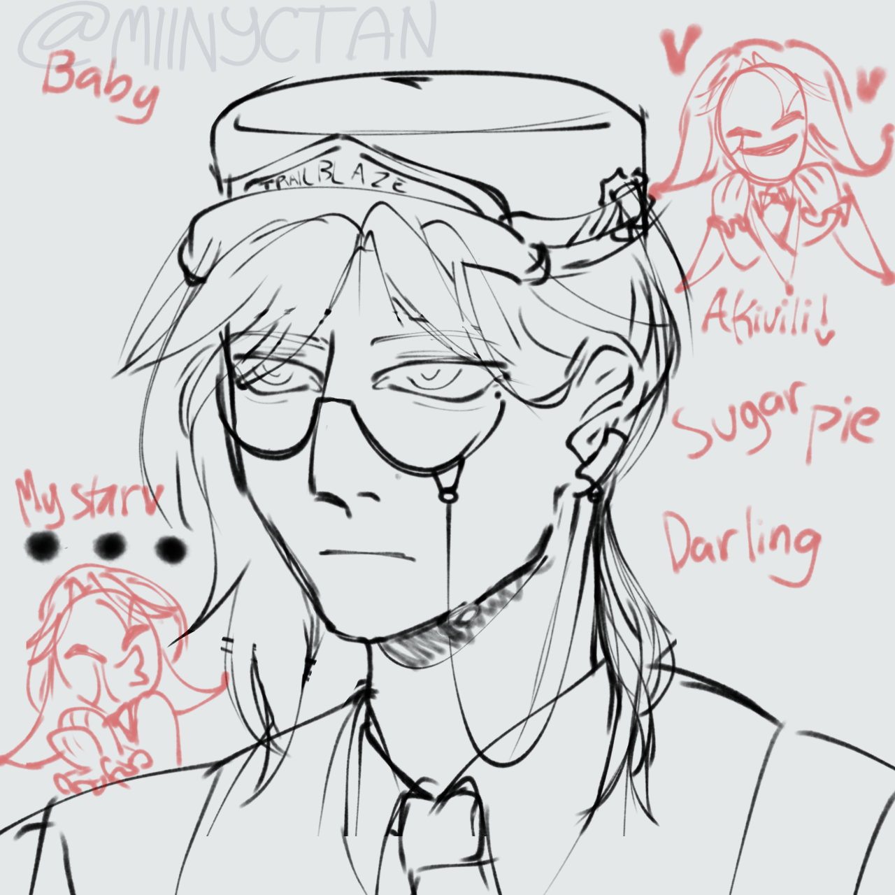 Ahavili mini comic sketch [ Aha w/ Akivili ] Honkai: Star Rail | HoYoLAB