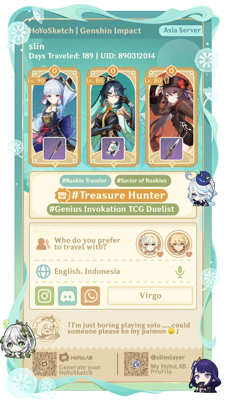 id card 🫶🏻 Genshin Impact | HoYoLAB