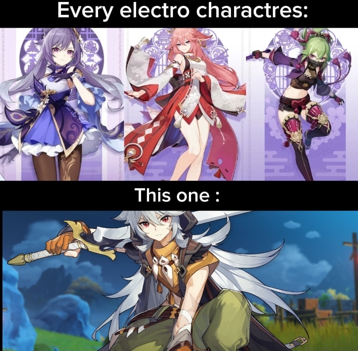 Electro genshin meme Genshin Impact | HoYoLAB