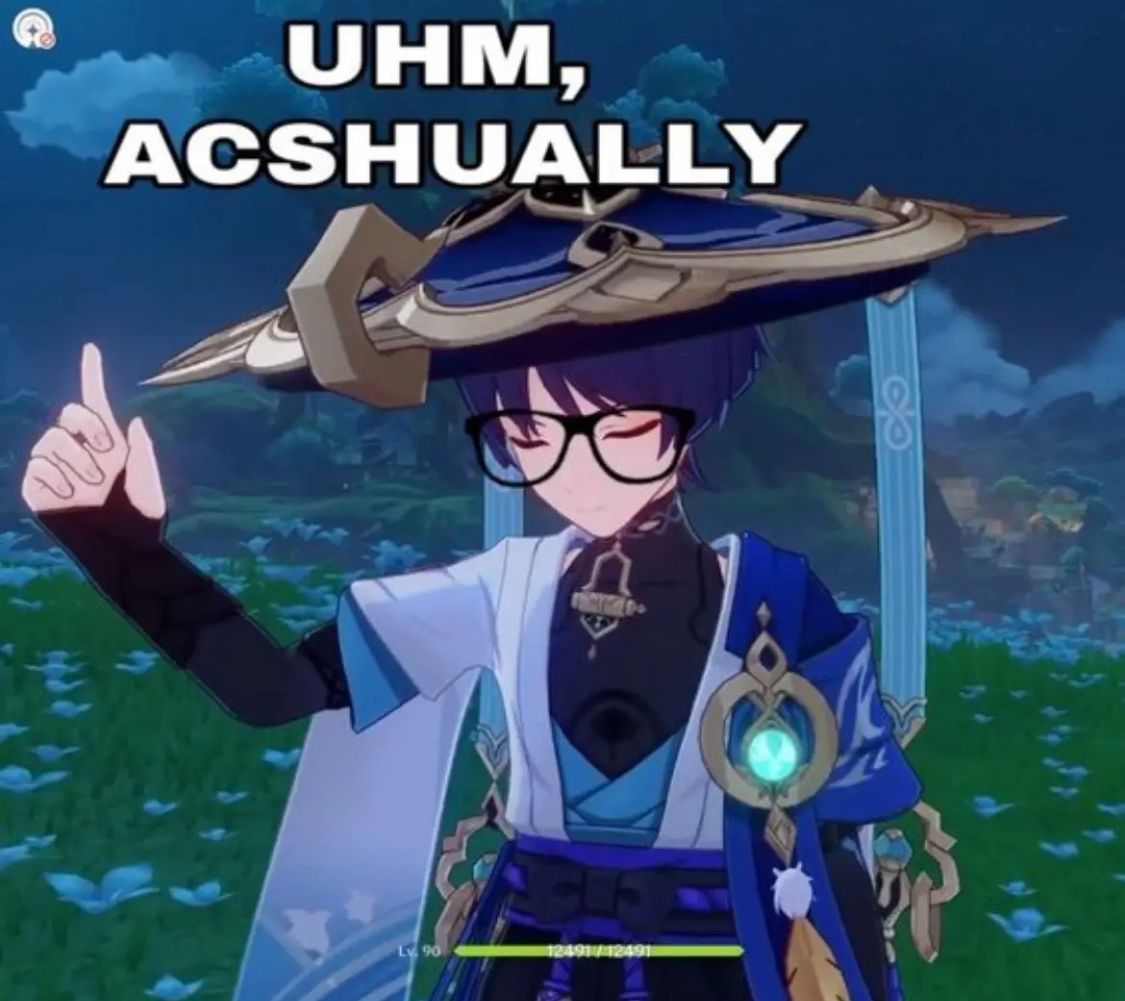 Acshually..🤓 Genshin Impact | HoYoLAB