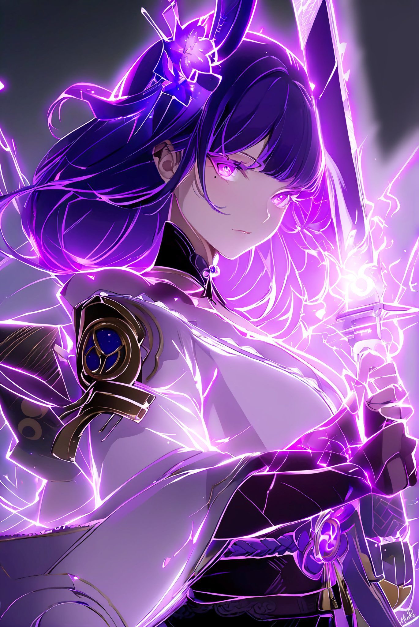 Raiden Shogun 💜 Art Genshin Impact | HoYoLAB