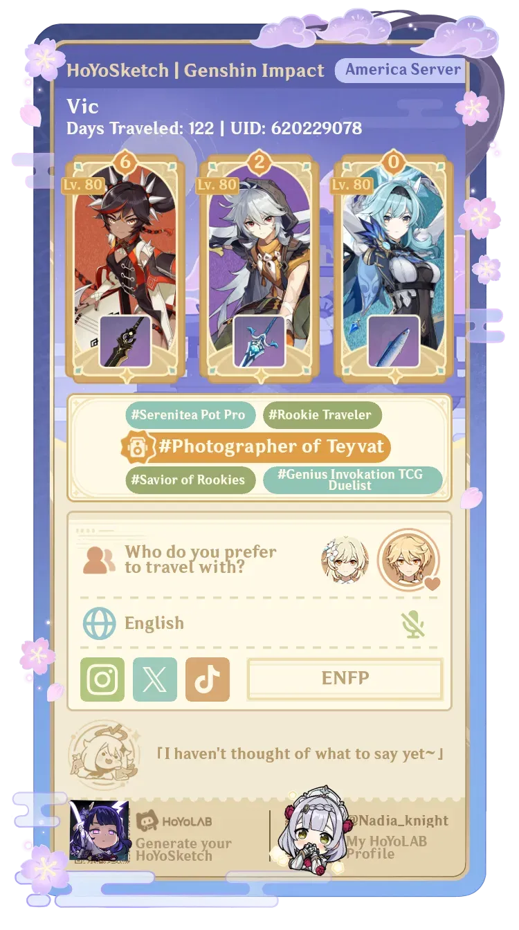 genshin profile moment?? Genshin Impact | HoYoLAB