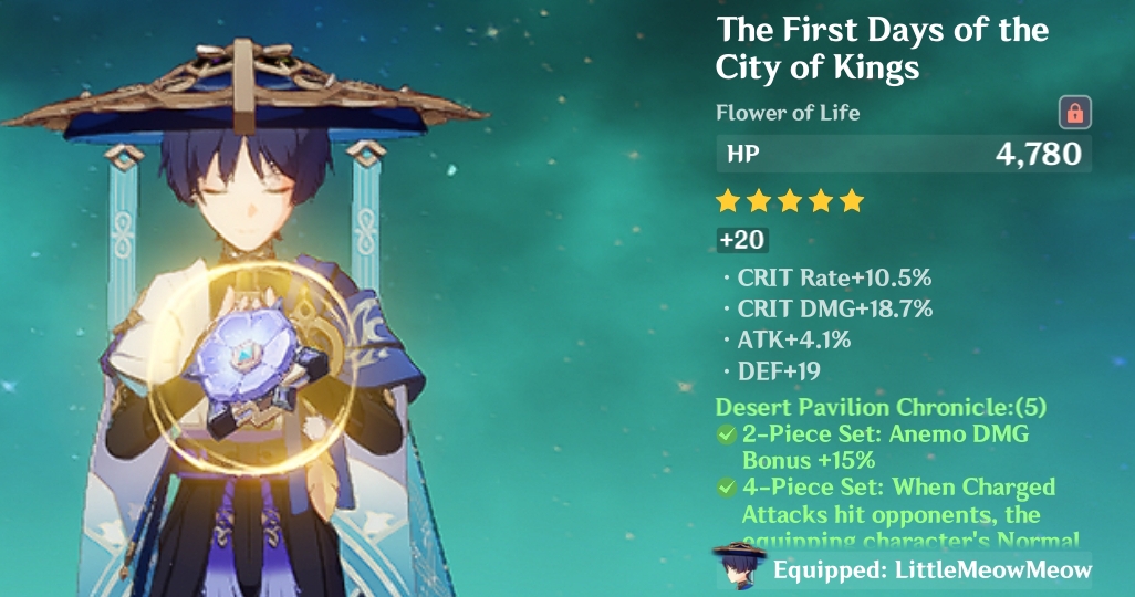 almost 40 cv with flat def is insane Genshin Impact | HoYoLAB