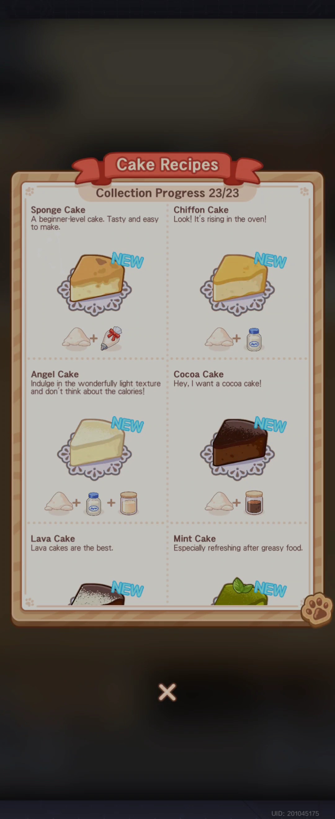 Cooking Trials Cake : All Recipes Tears of Themis | HoYoLAB