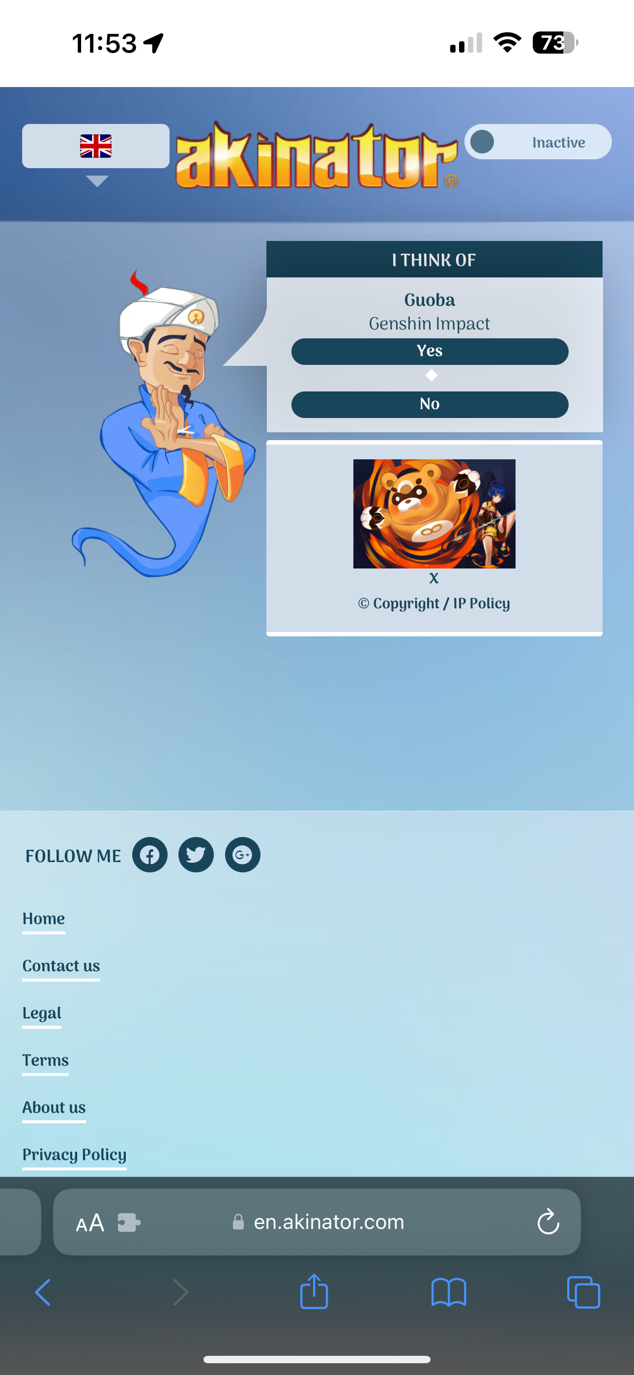 Akinator finally won Genshin Impact | HoYoLAB