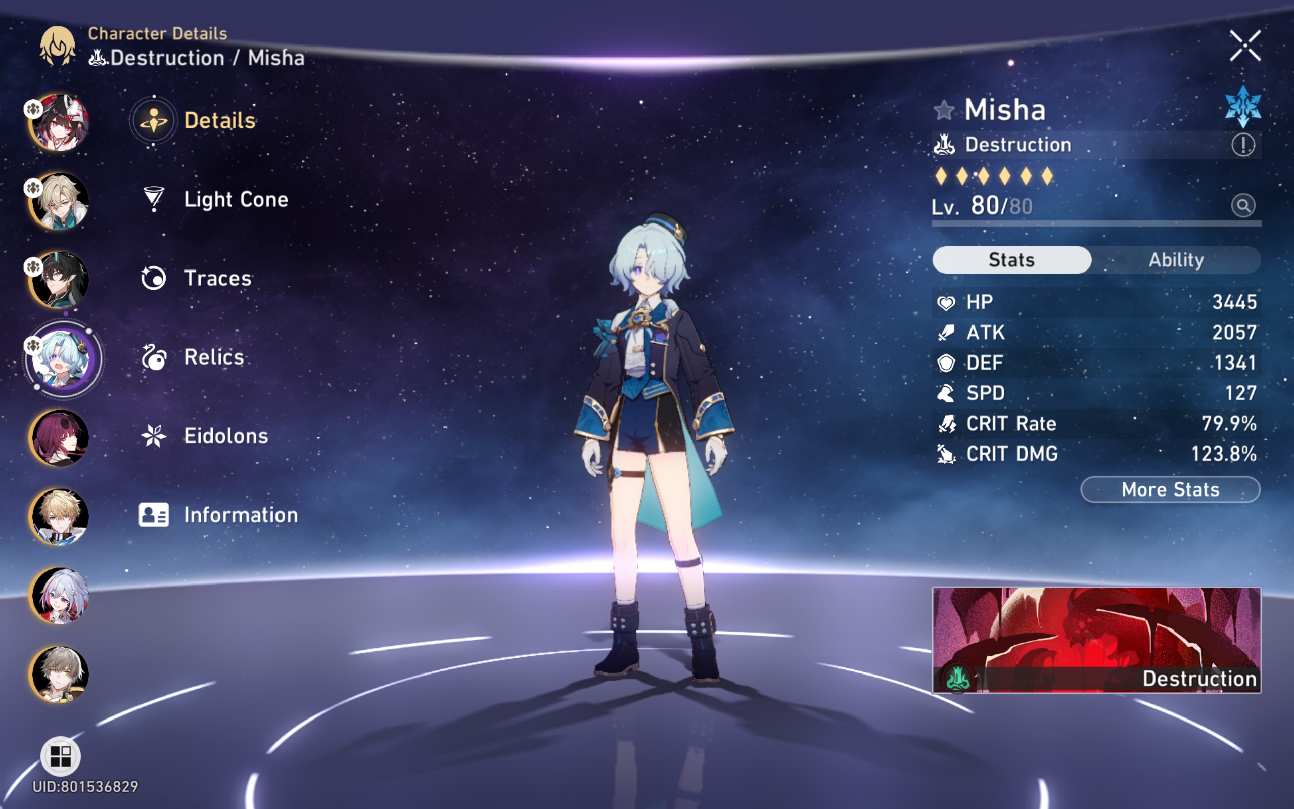 Misha build Honkai: Star Rail | HoYoLAB