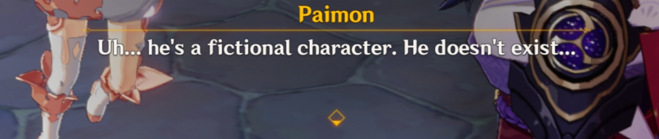 i know for a fact yall werent listening to paimon in this quest ...
