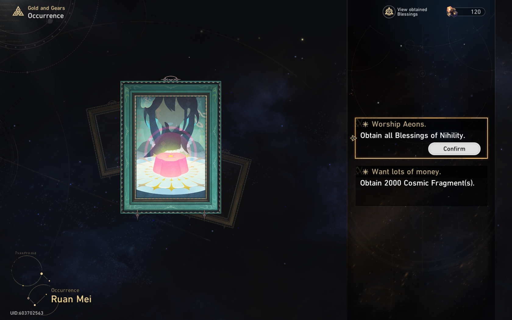 Completed Gold and Gears Difficulty V Conundrum Level 2 with The Path of Nihility :D Honkai ...