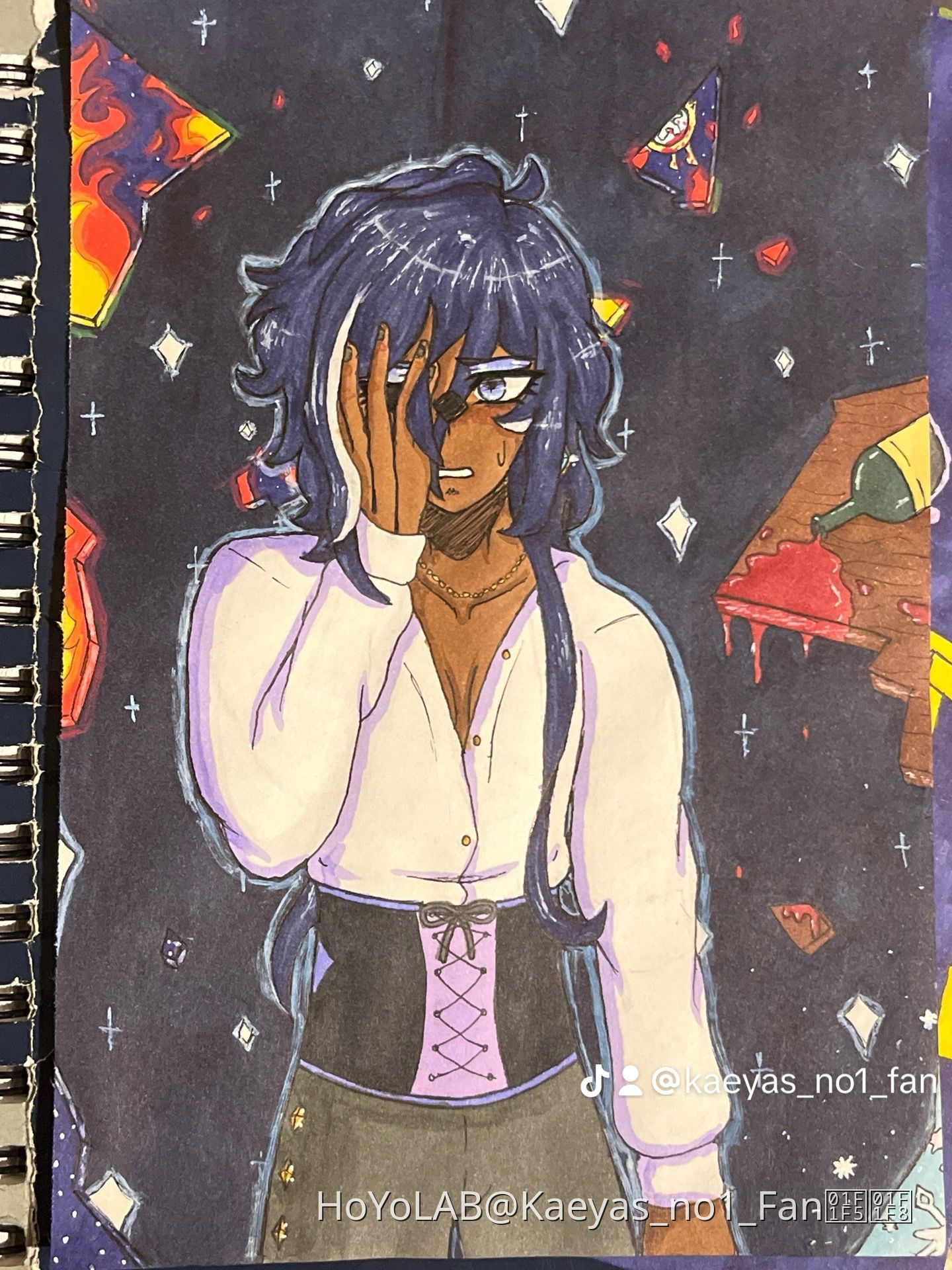 More Kaeya Art 🙏 Genshin Impact | HoYoLAB