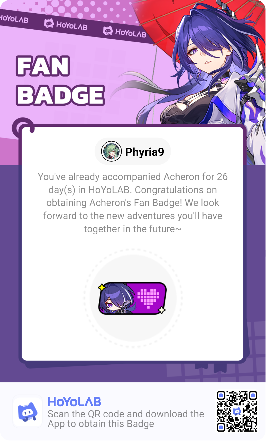 Fan Badge Honkai: Star Rail | HoYoLAB