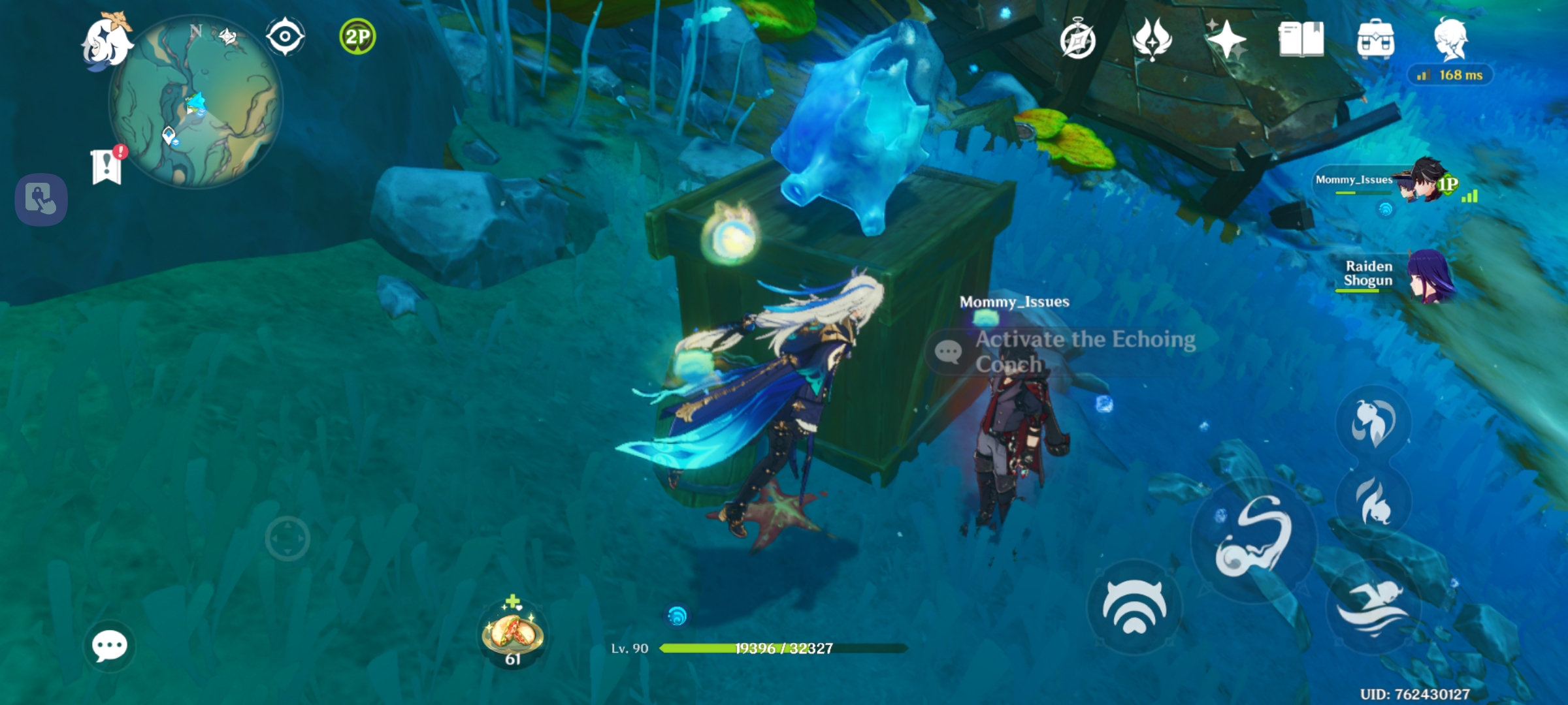 How is bro standing underwater Genshin Impact | HoYoLAB