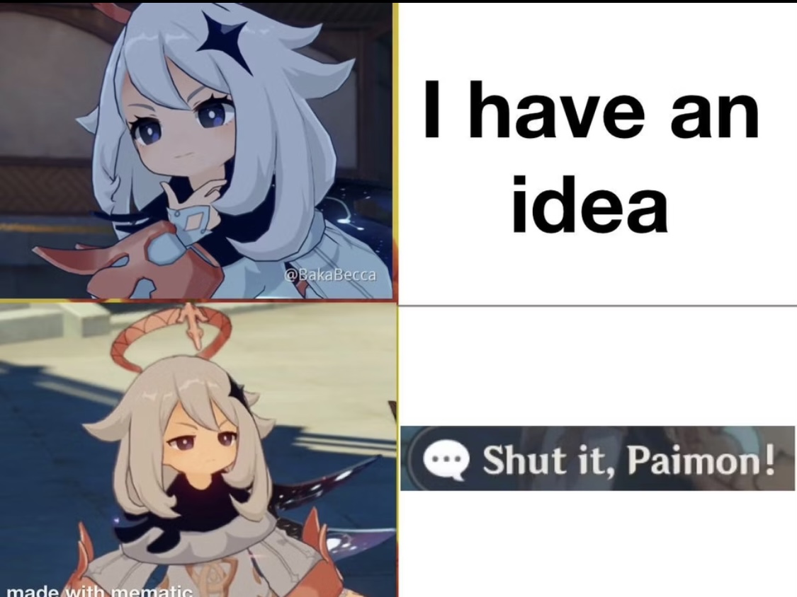 Shut it paimon Genshin Impact | HoYoLAB
