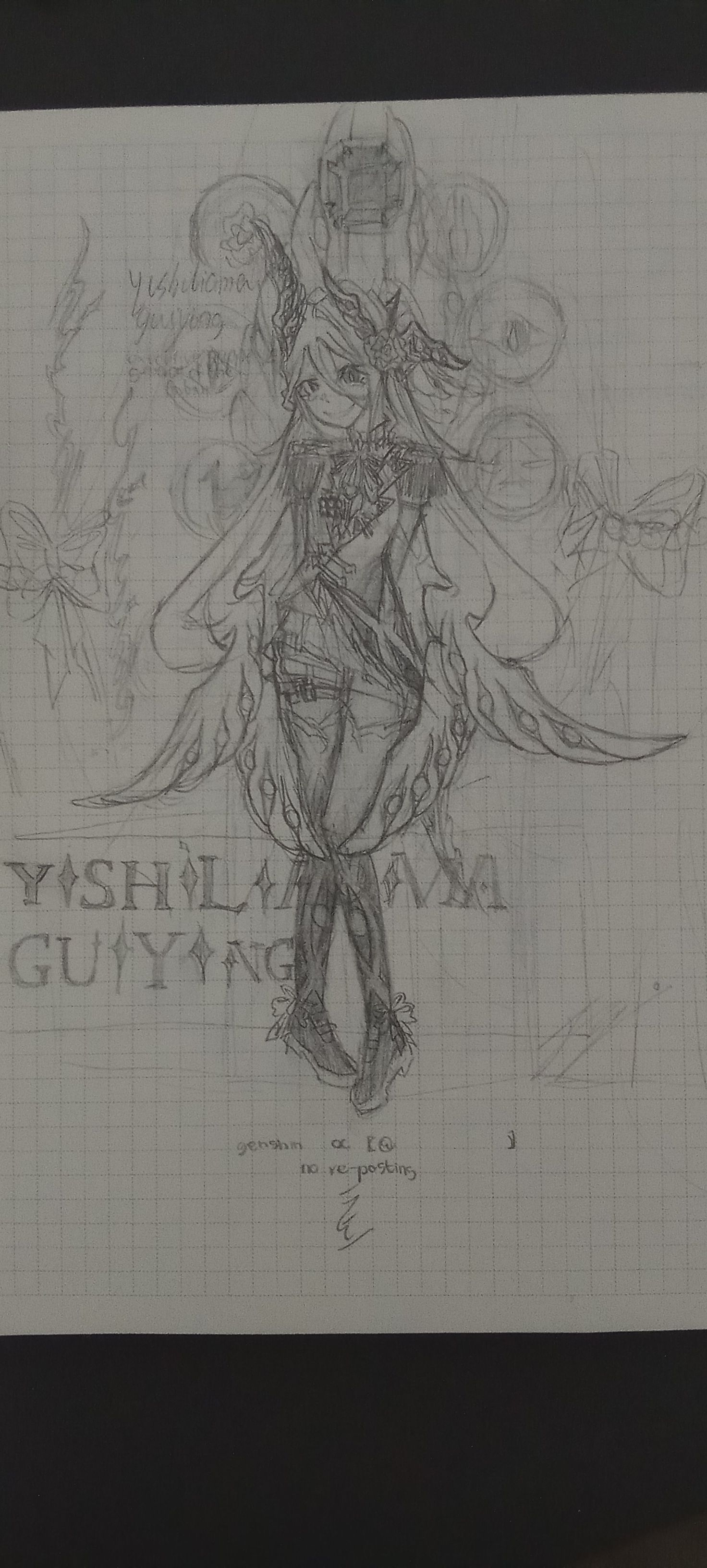 drawing of my genshin of - guiying finished [(多分)] Genshin Impact | HoYoLAB