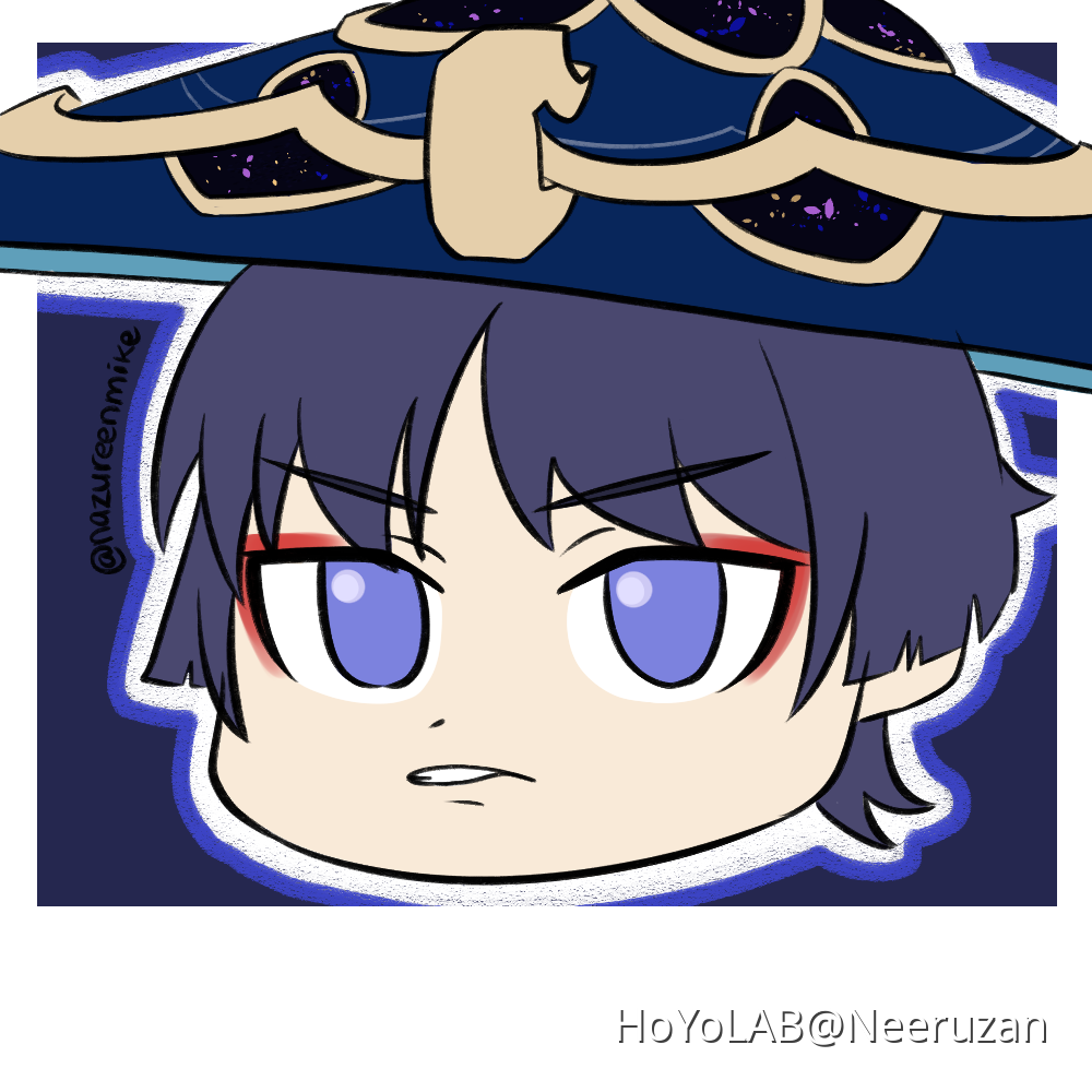 Day 223 until I reach Level 12: Simple chibi of Wanderer! Genshin ...