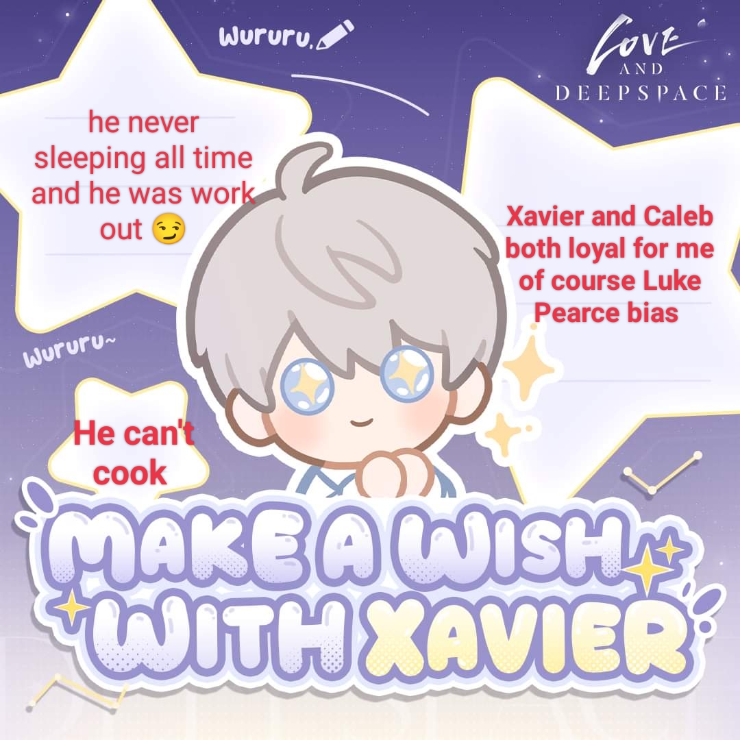 This one of Xavier wishes | HoYoLAB