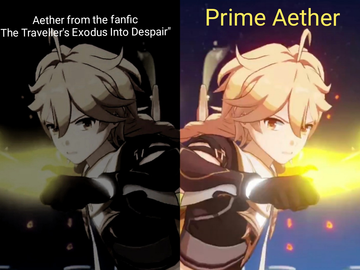 How would you write a story where Prime Aether confronts Aether from ...