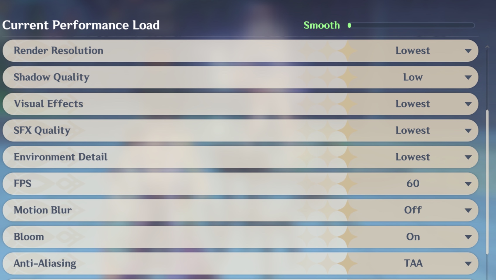 Optimal Graphics For Mobile Genshin Impact | HoYoLAB