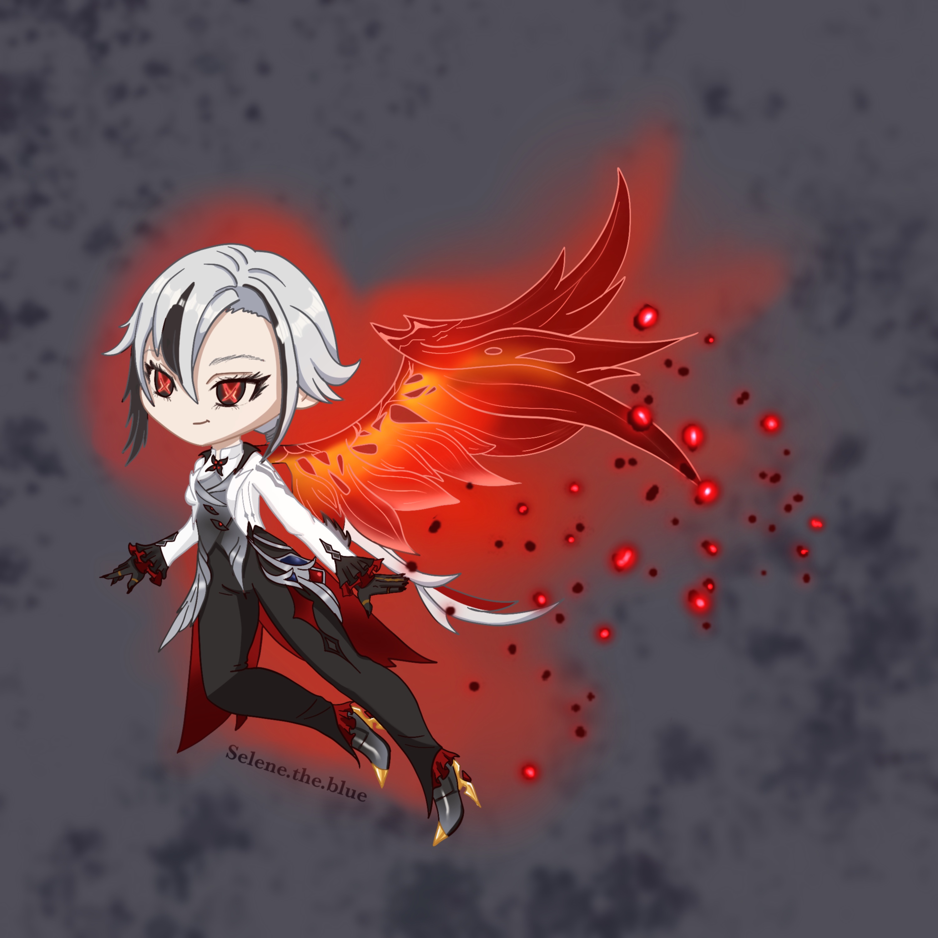 Arlecchino chibi Genshin Impact | HoYoLAB