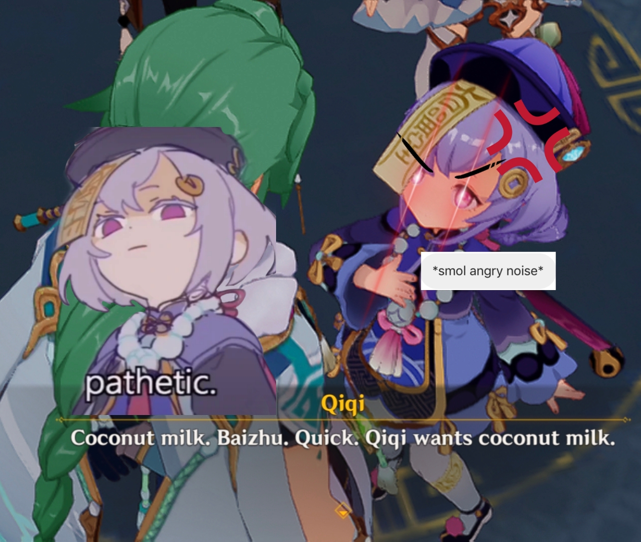 Don't disappoint Qiqi, or she will show up and make you lose you 50/50 Genshin Impact | HoYoLAB