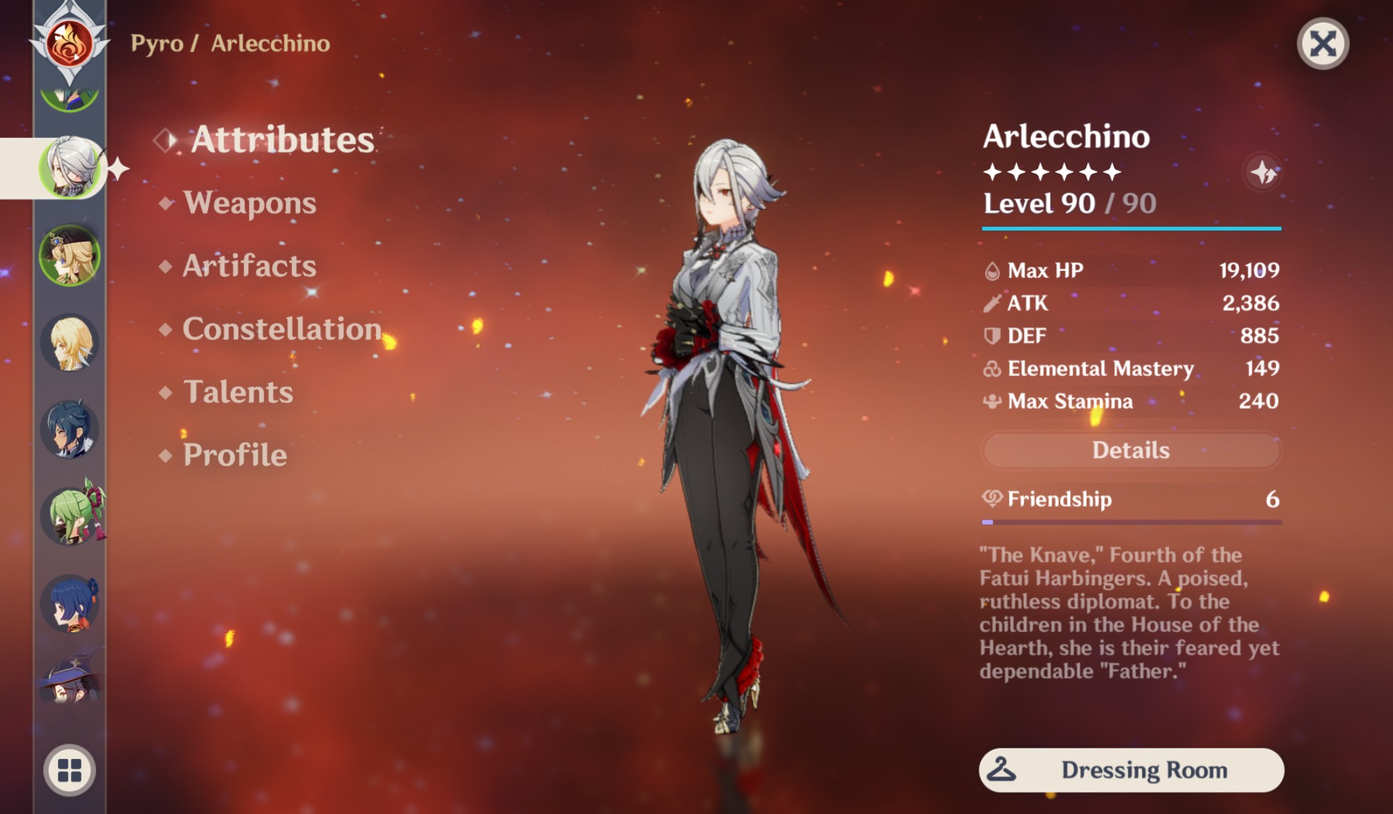 Arlecchino is finally level 90😁 Genshin Impact | HoYoLAB