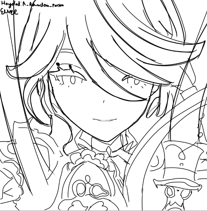 Furina drawing!! Outline and in full color Genshin Impact | HoYoLAB