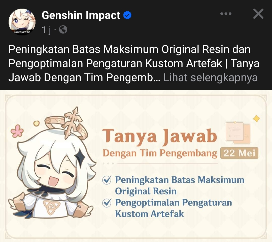 bersyukur impek 200 resin Genshin Impact | HoYoLAB