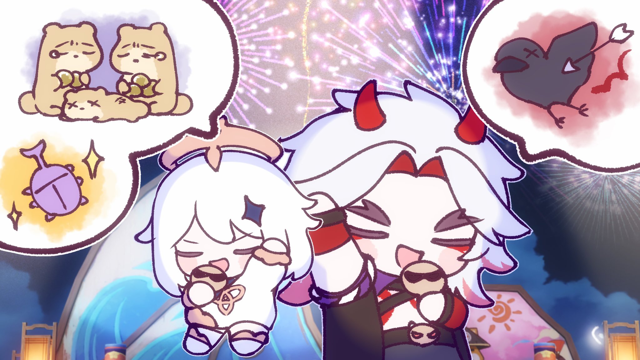 Paimon owning the world Genshin Impact | HoYoLAB